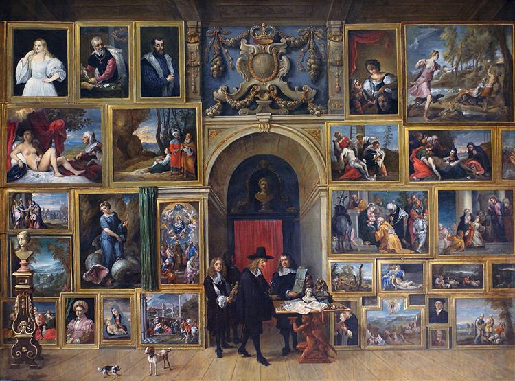 Archduke Leopold Wilhelm of Austria in his Gallery, 1651 - David ...