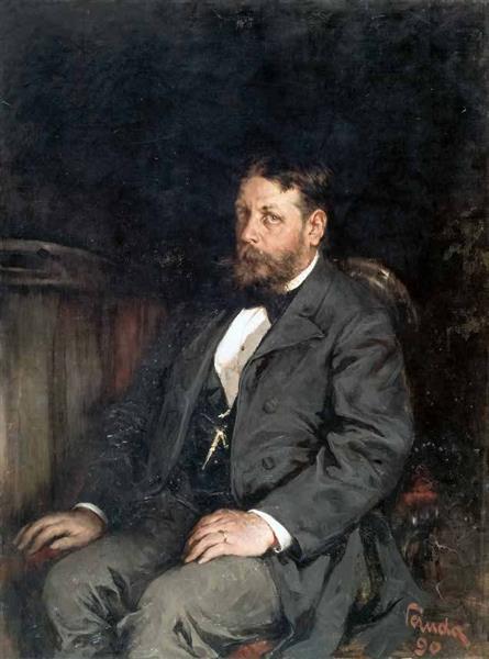 Portrait of Guglielmo Greenham, 1890 - Umberto Veruda - WikiArt.org