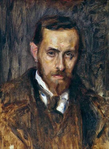 Portrait of the painter Arturo Fittke, 1896 - c.1897 - Umberto Veruda ...