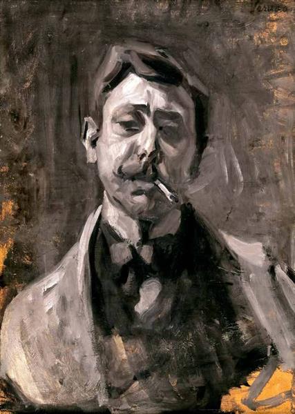 Portrait of the painter Giovanni Zangrando, c.1899 - Umberto Veruda ...