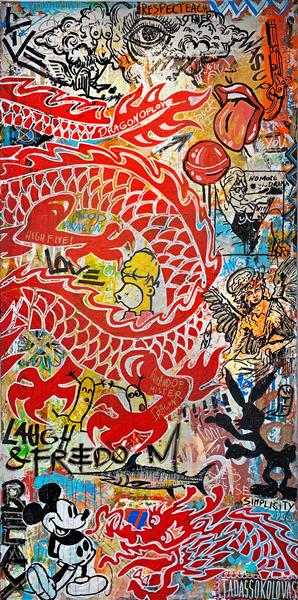 Red Dragon of Love, 2019 - 2020 - Tadas Sokolovas - WikiArt.org