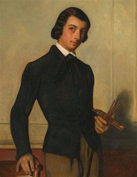 Portrait of a Young Artist, 1842 - Alexandre Cabanel - WikiArt.org
