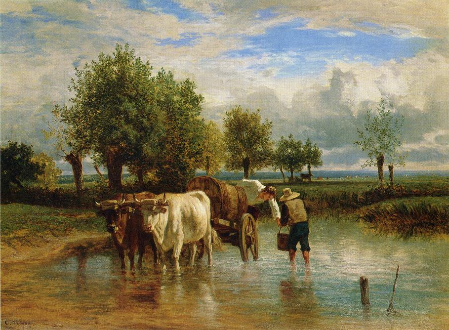 Water Carriers - Constant Troyon - WikiArt.org