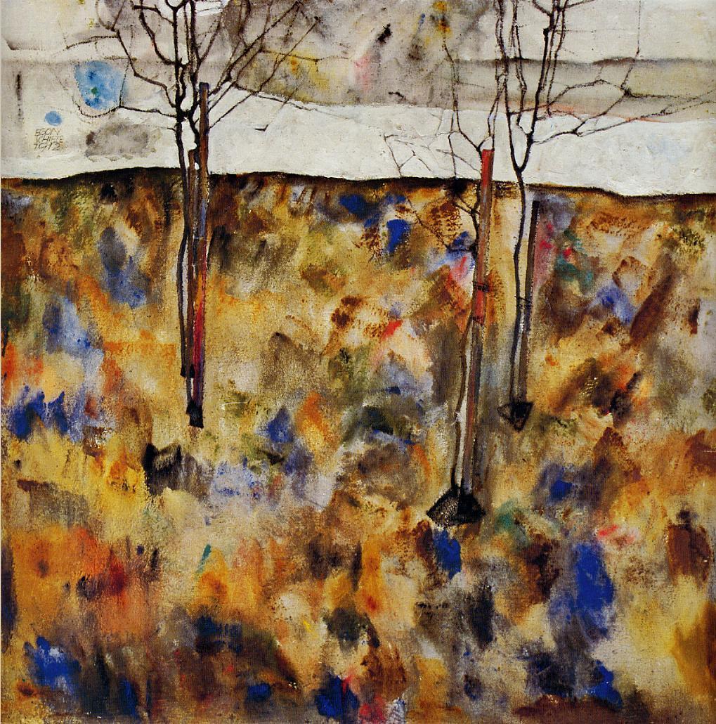 Winter Trees, 1912 - Egon Schiele - WikiArt.org
