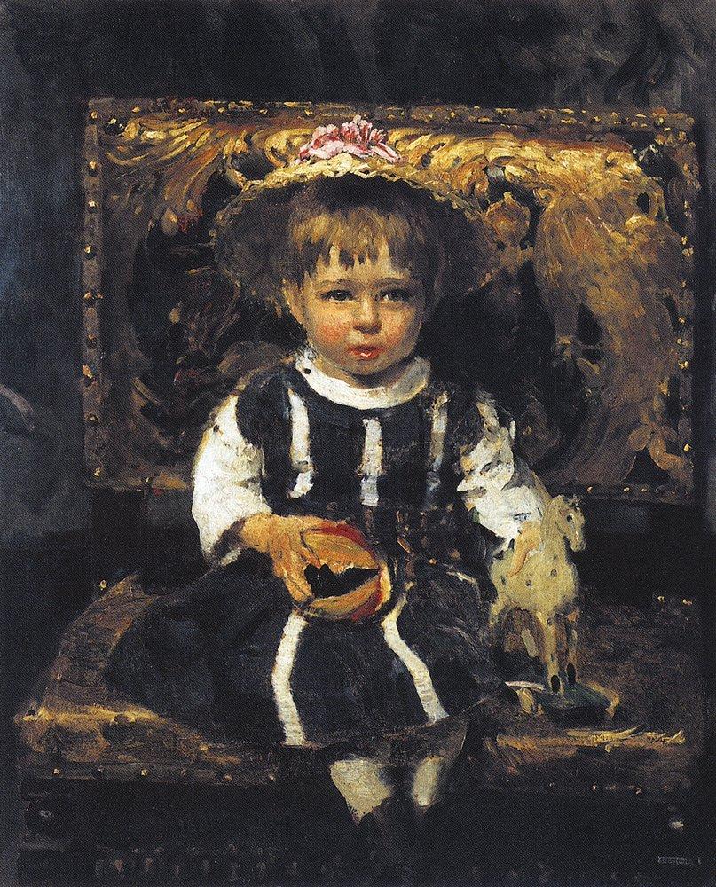 Portrait of Vera Repina, 1874 - Ilya Repin - WikiArt.org